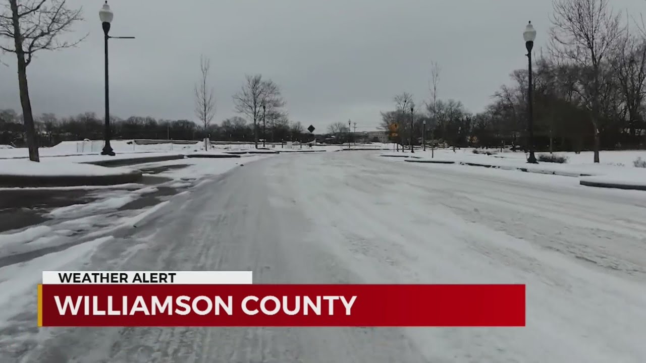 Williamson County road conditions - YouTube