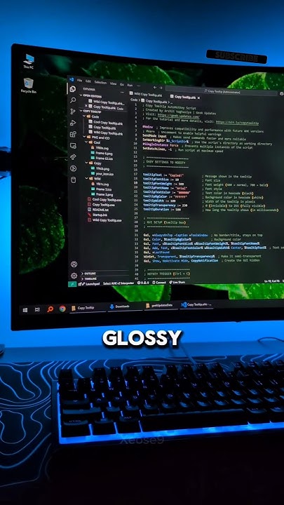 Another Glossy Trick for Programmers 💻🌐 #vscode #visualstudio #programmer #pc #tech #subscribe ...