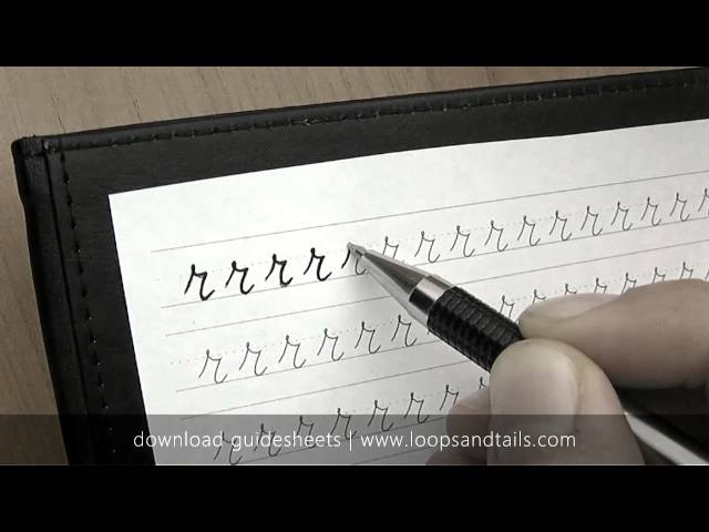 Fancy Cursive R Lowercase