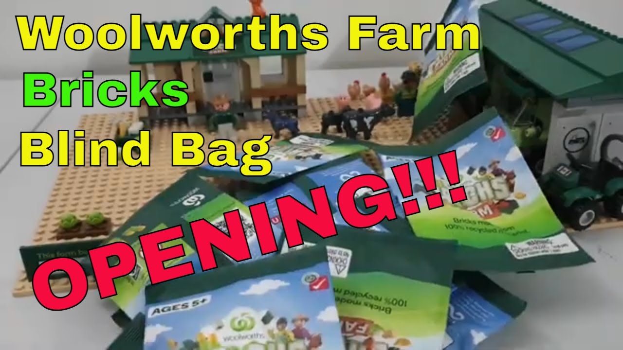 WOOLWORTHS FARM BRICKS BLIND BAG OPENING!!! - YouTube