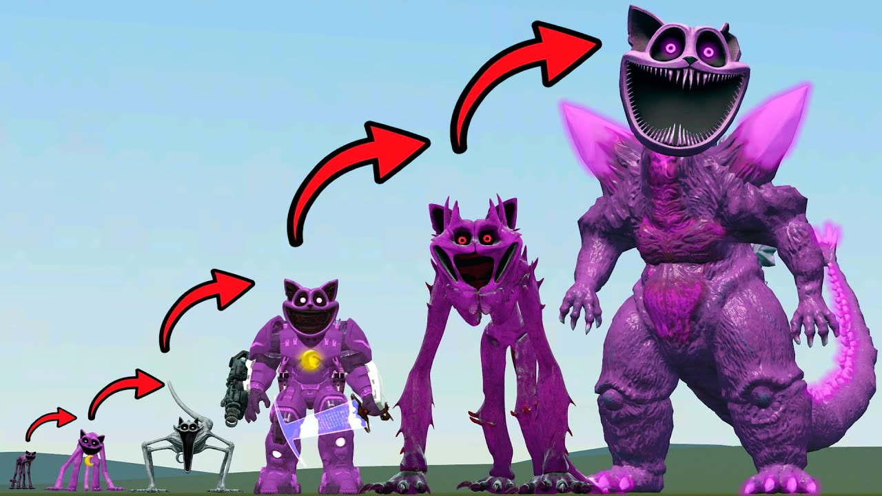 NEW CATNAP GODZILLA ULTIMATE ! POPPY PLAYTIME CHAPTER 3 in GARRYS MOD ...