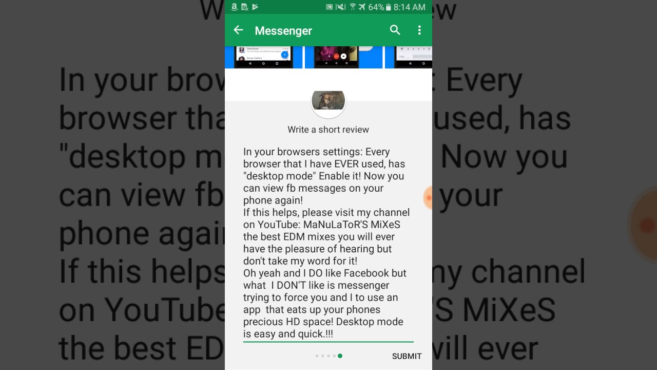 How to not use facebook messenger - YouTube