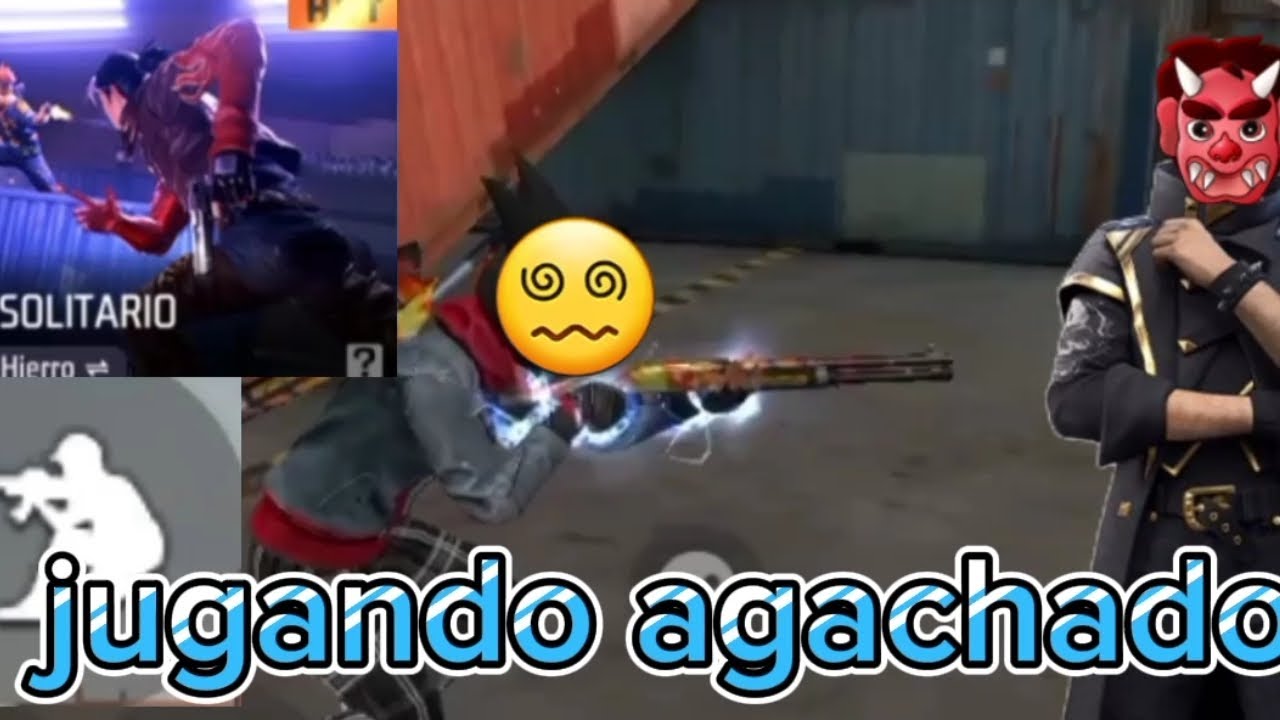 jugando #freefire agachado ☠️ - YouTube