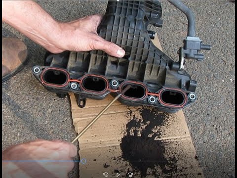 Prius Intake EGR ports clogged - YouTube