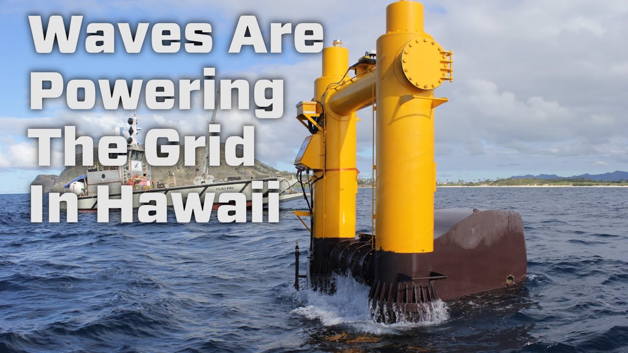 Waves Are Powering The Grid In Hawaii - YouTube