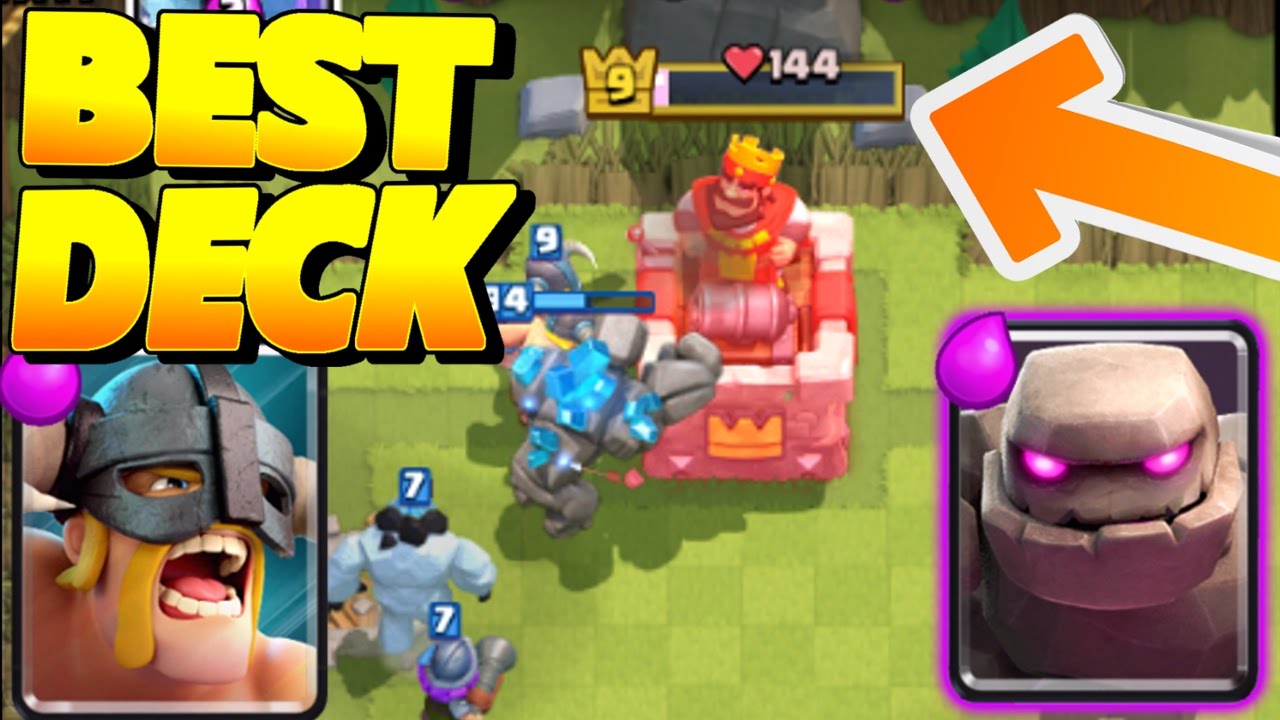 NEW GOLEM DECK 4000+ Trophies! Legendary Arena 10 Golem Deck for Arena ...