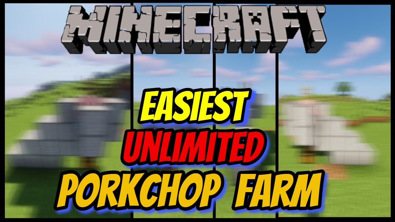 SIMPLE AUTOMATIC PIG FARM TUTORIAL in Minecraft Bedrock 1.19 | #mortal# ...