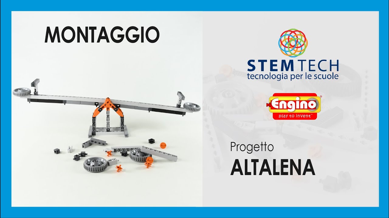 Engino - Meccanica, Leve e Collegamenti, progetto Altalena MONTAGGIO ...