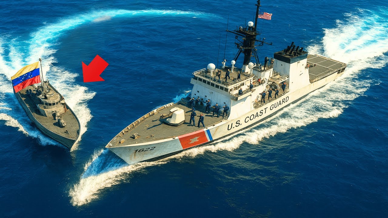 Venezuelan Patrol Ship Gets TOO CLOSE to U.S. Coast Guard – Then This ...