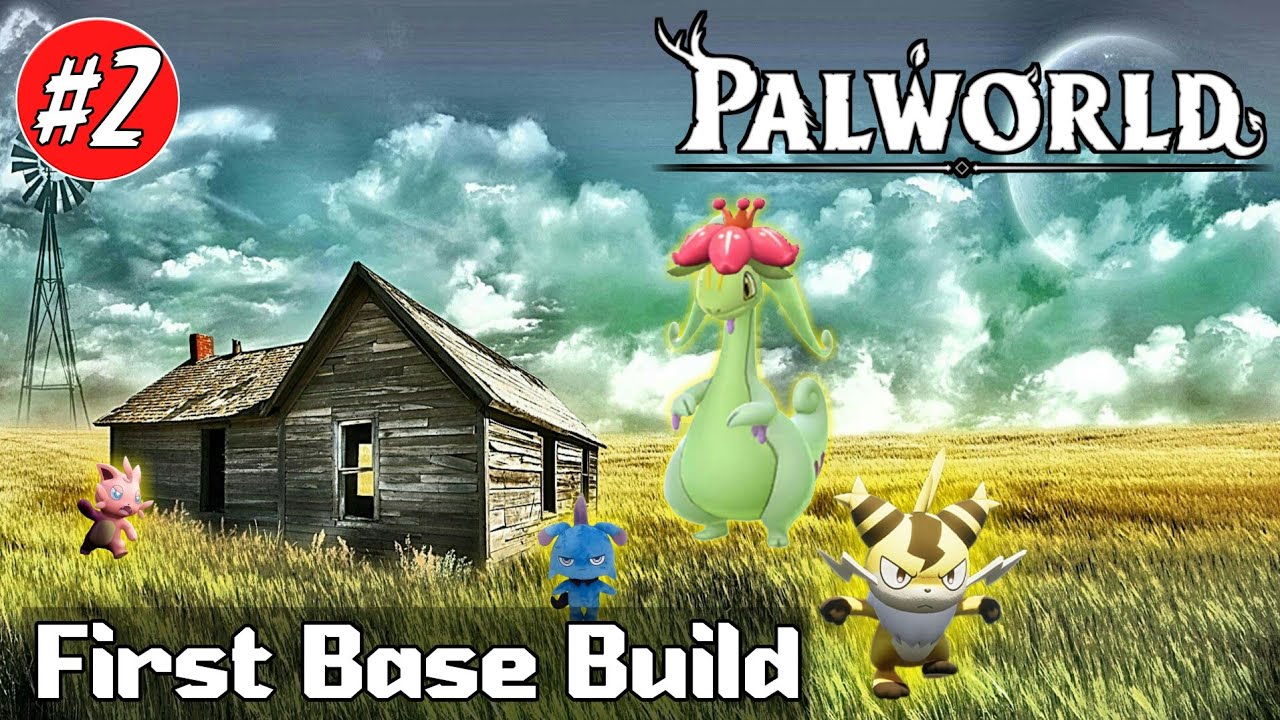 I Build My First Base in Palworld | Palworld Gameplay 2 - YouTube