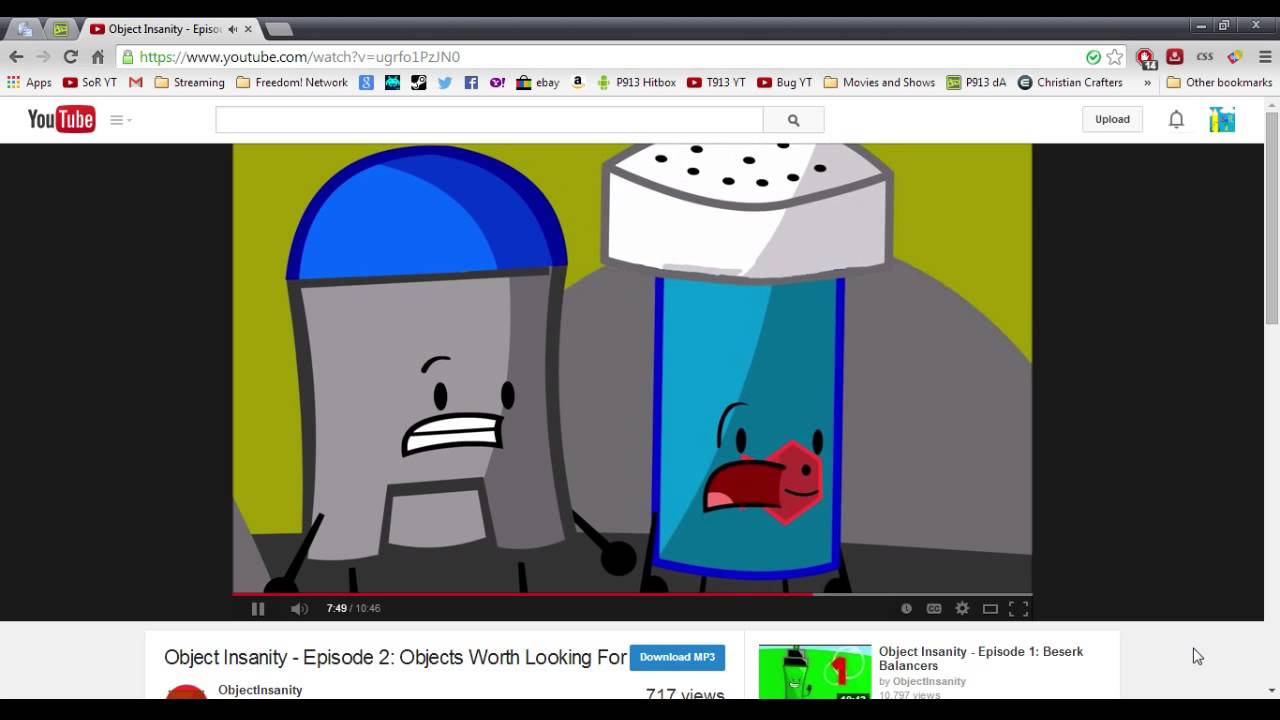 Tt913's REACT! #5 - Object Insanity Episode 2 - YouTube