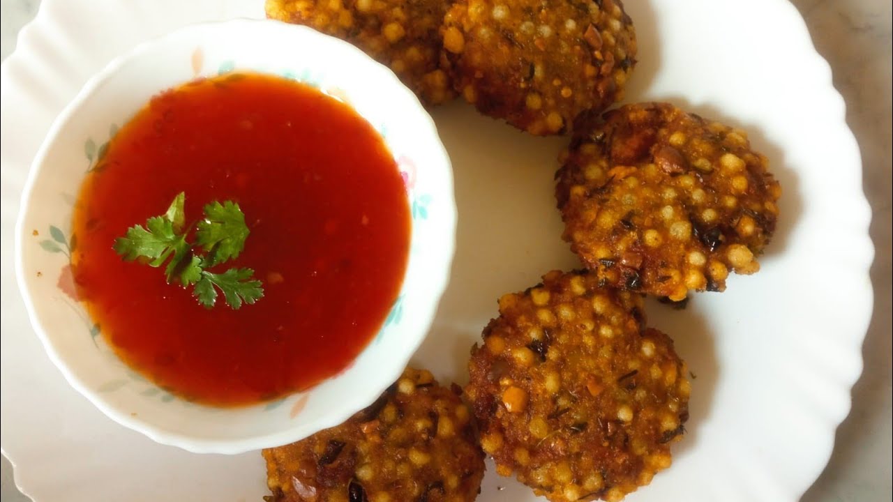 Sabhudana Vadde Recipe | How to make Sabhudana Vadda Perfect and quick ...