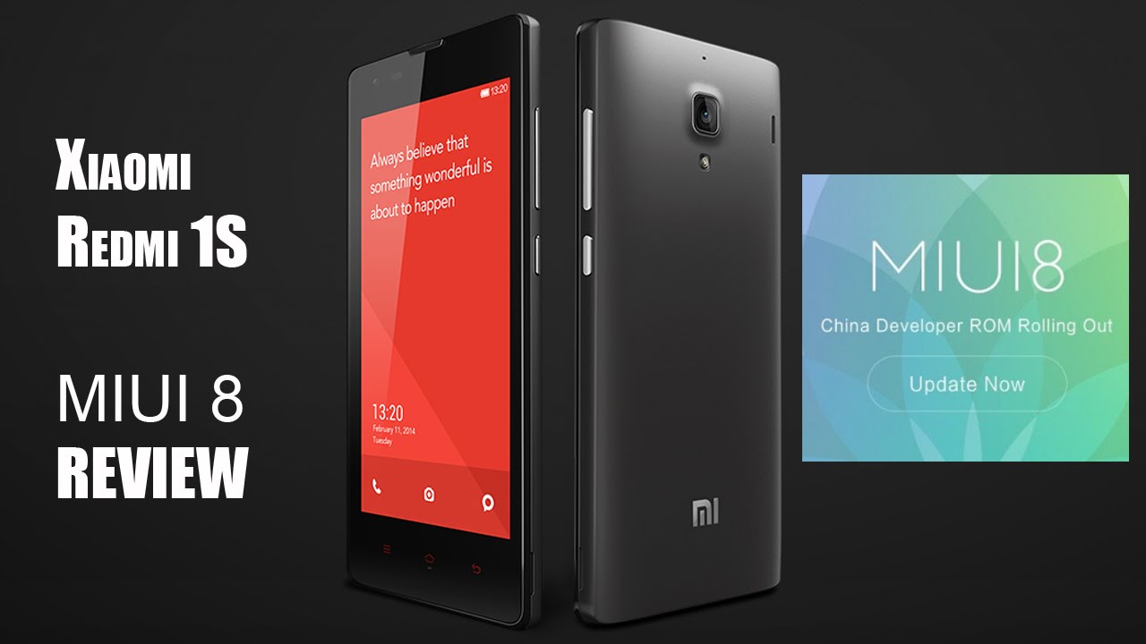 MIUI 8 on Xiaomi Redmi 1S Review - YouTube