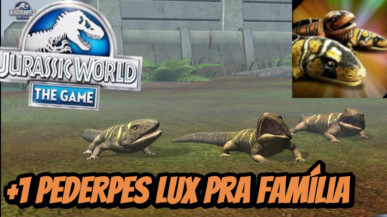 +1 PEDERPES LUX pra coleção - JURASSIC WORLD THE GAME - YouTube