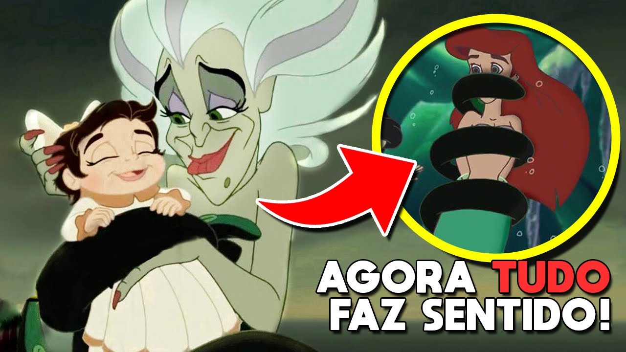 Por que Ariel é a ÚNICA PRINCESA que tem Filhos? - YouTube