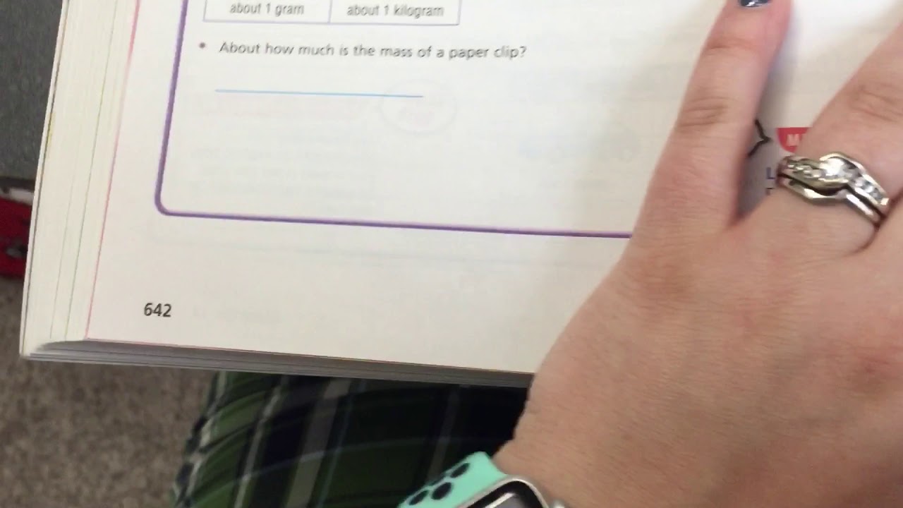 Go Math: Lesson 12.1 Measurement Benchmarks - YouTube