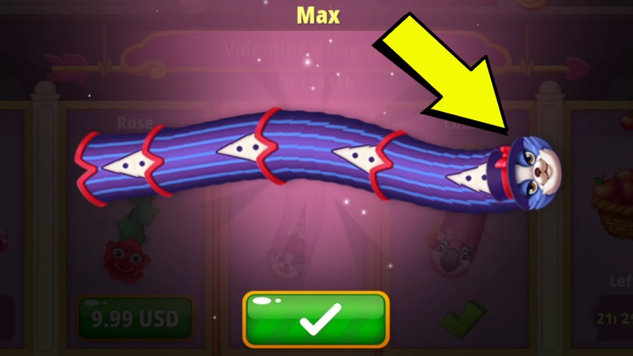 Worms Zone Map Control 100% (Max Skin Unlocked) - YouTube