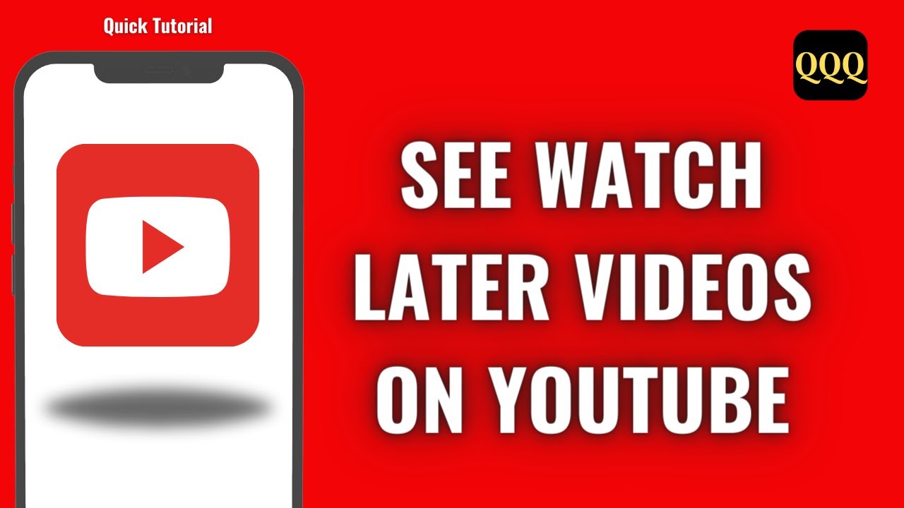 How To See Watch Later Videos On YouTube - YouTube