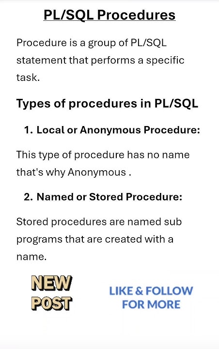 Master PL/SQL: Procedures Simplified (Exam Prep) - YouTube