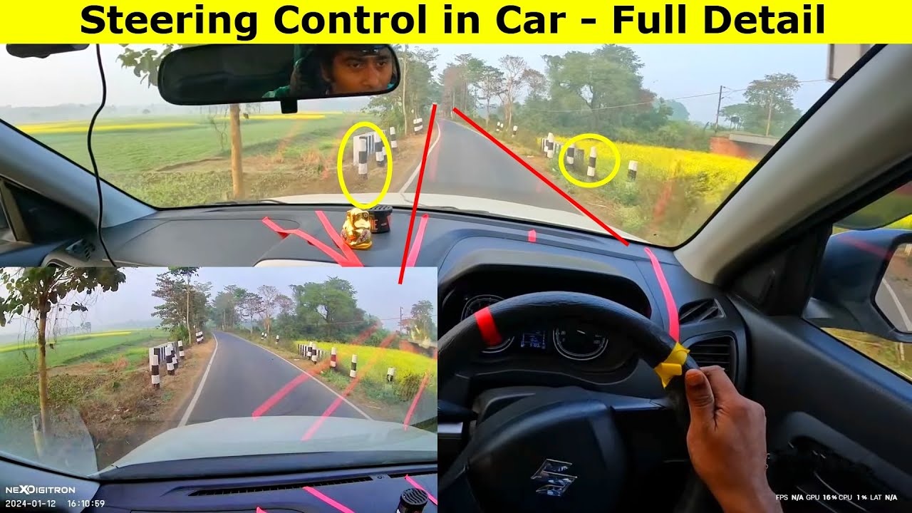 Car Driving Training & Steering Control for Beginners || Steering ...