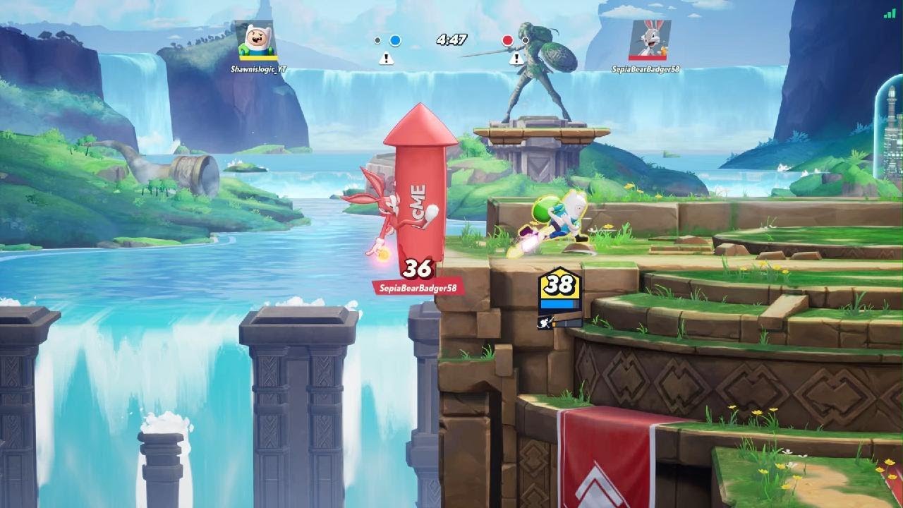 FInn Double spike setup- MultiVersus - YouTube