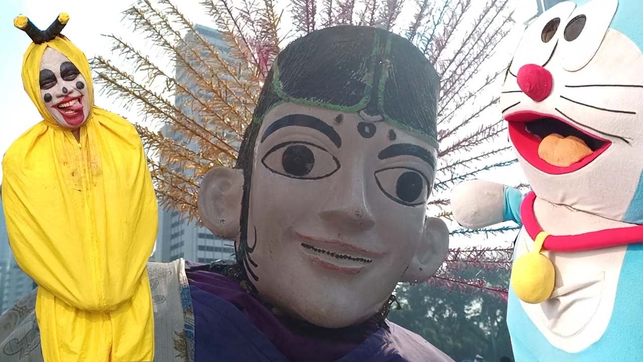 POCONG KUNING ONDEL ONDEL DAN DORAEMON - YouTube