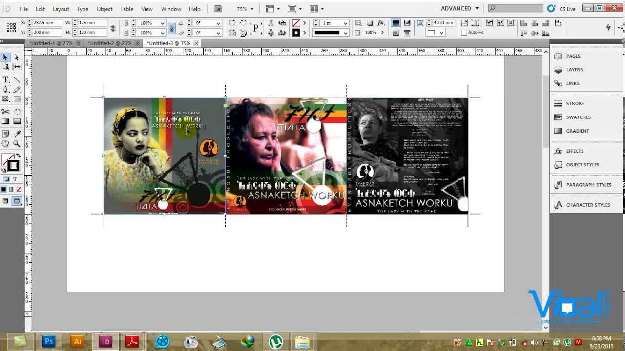 INDESIGN CS 5, Designing a CD Cover in Amharic Tutorial by Ras Fitsum ...
