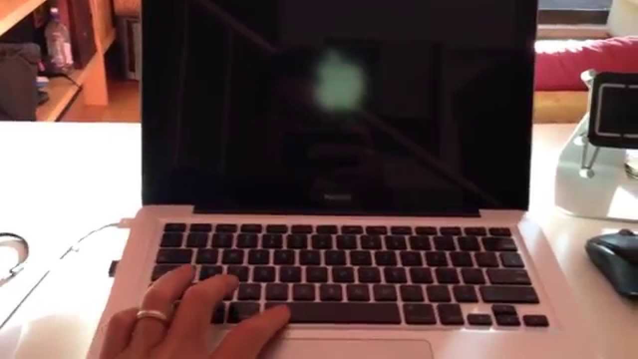 Macbook apple logo can see through screen - YouTube