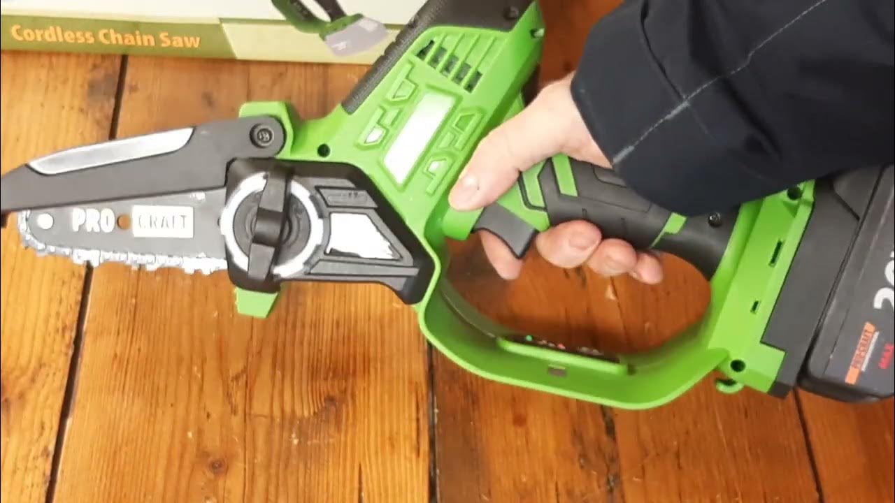 Mini chainsaw Procraft PKA24 UNBOXING MINICHAINSAW - YouTube