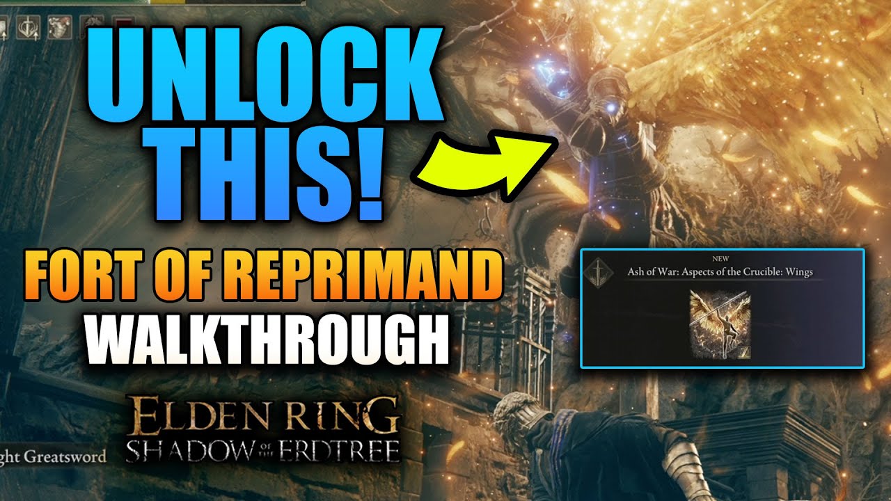 Fort of Reprimand Walkthrough | Elden Ring: Shadow of the Erdtree - YouTube