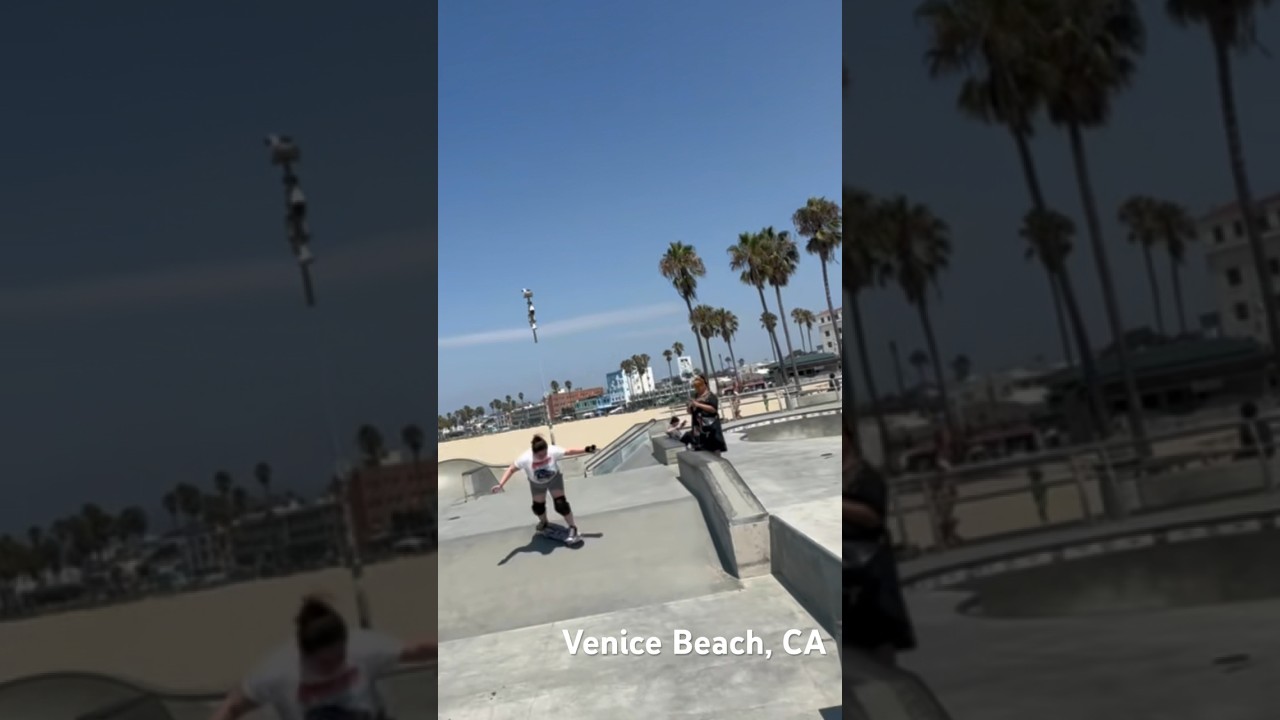 Made it to Venice 🤩 Got to see Isiah Hilt rip it up & made progress and ...