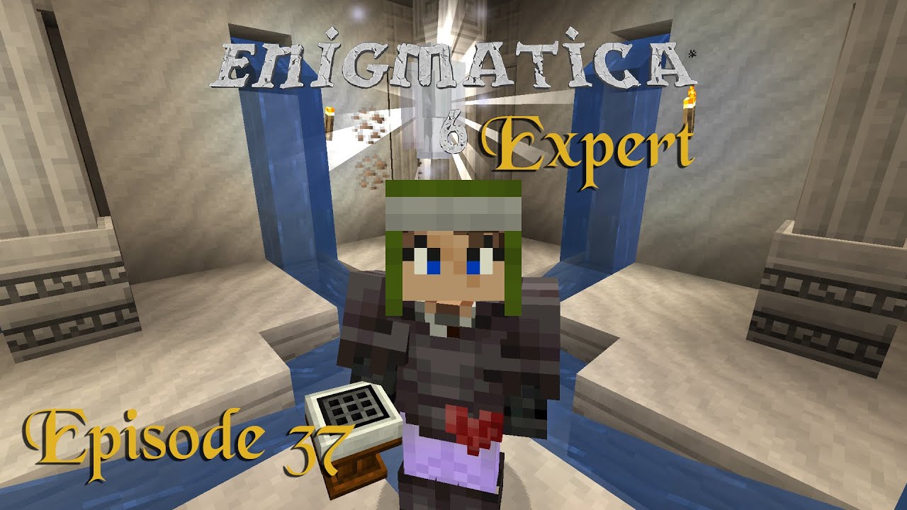 Enigmatica 6 Expert Ep37 | Forest rituals and lots of sand - YouTube