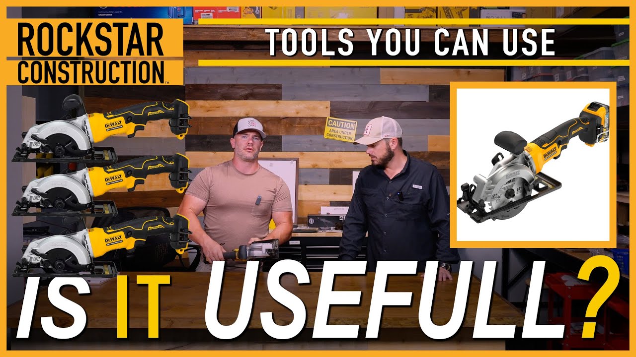 Is This Saw Useful? | DeWalt DCS571 4 1/2" Circular Saw | Tools You Can Use - YouTube