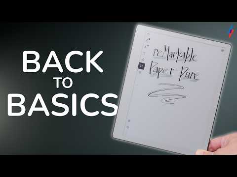 ReMarkable Paper Pure review | Back to Basics!
