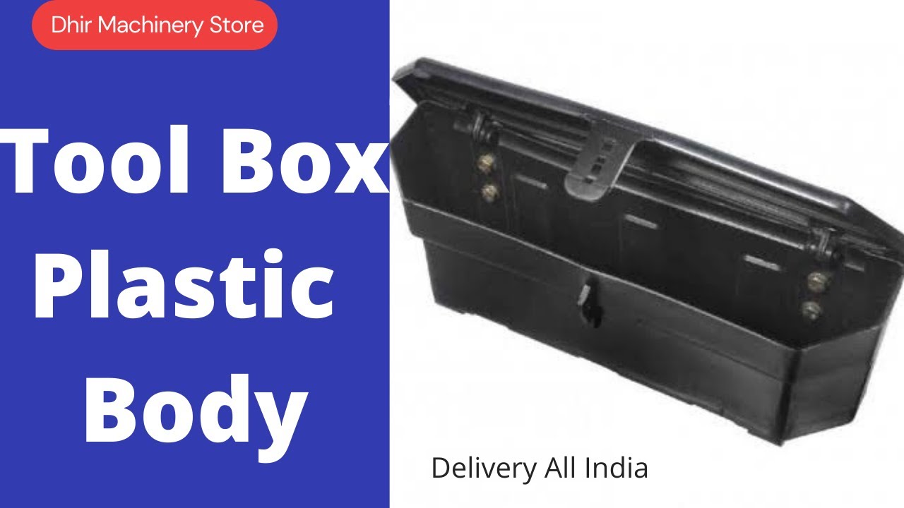 Tool box for tractor | plastic body tool box for swaraj tractor - YouTube