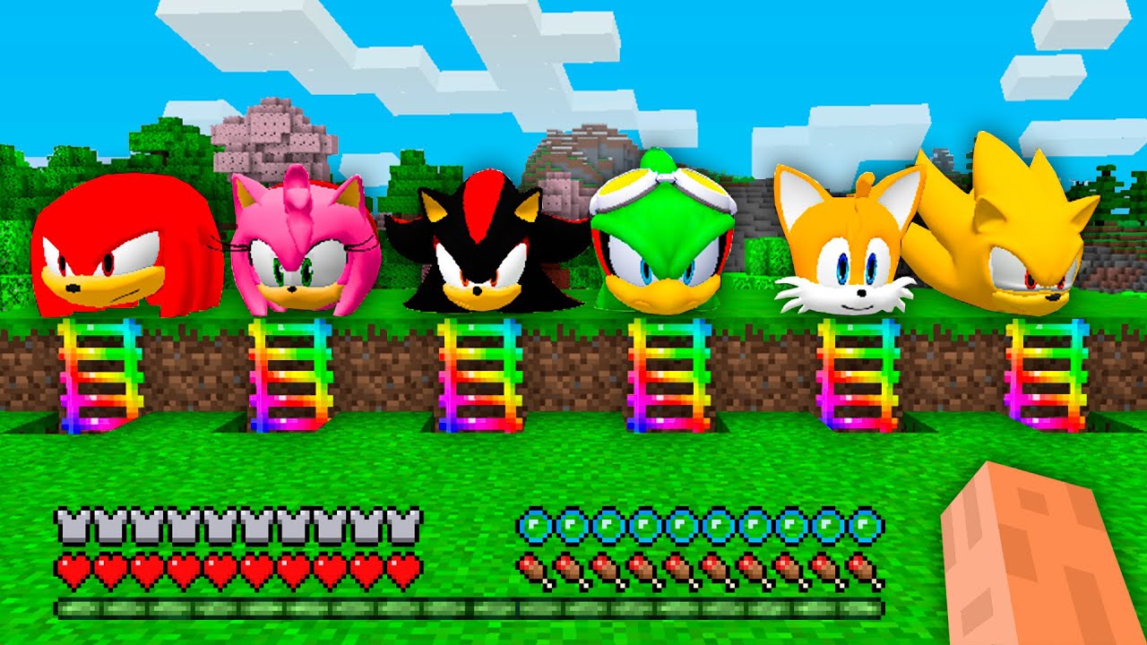 Where do lead NEW UNDERGROUND LADDERS KNUCKLES SHADOW SUPER SONIC AMY ...