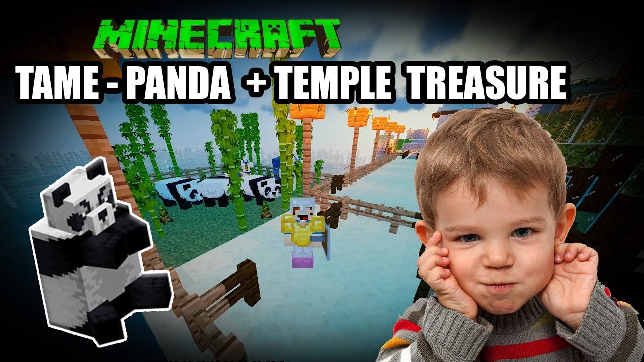 OMG i found panda and temple treasure MINECRAFT (आज तो लाटरी लग गयी ...