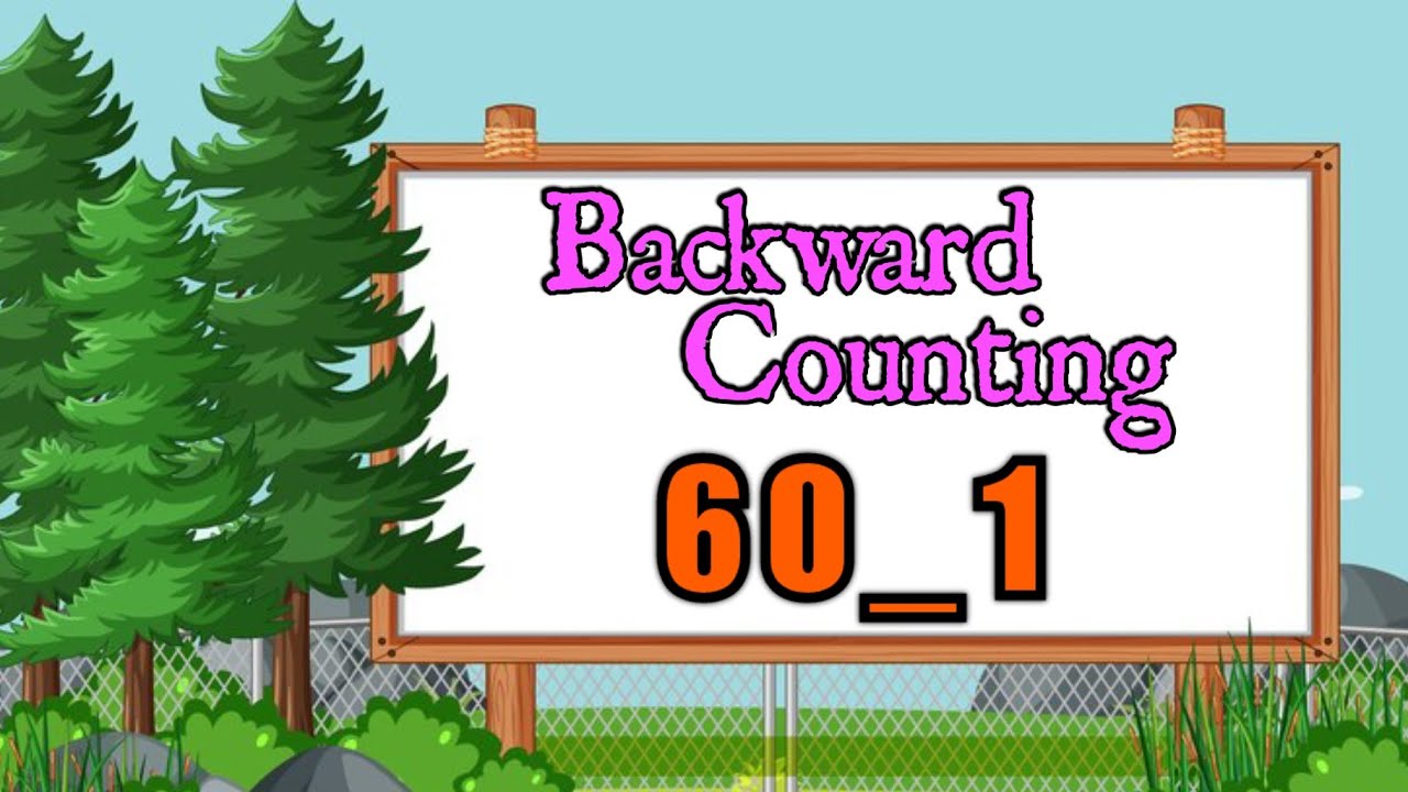 Backward Counting 60_1//Reverse Counting 60 @babylearningindia - YouTube