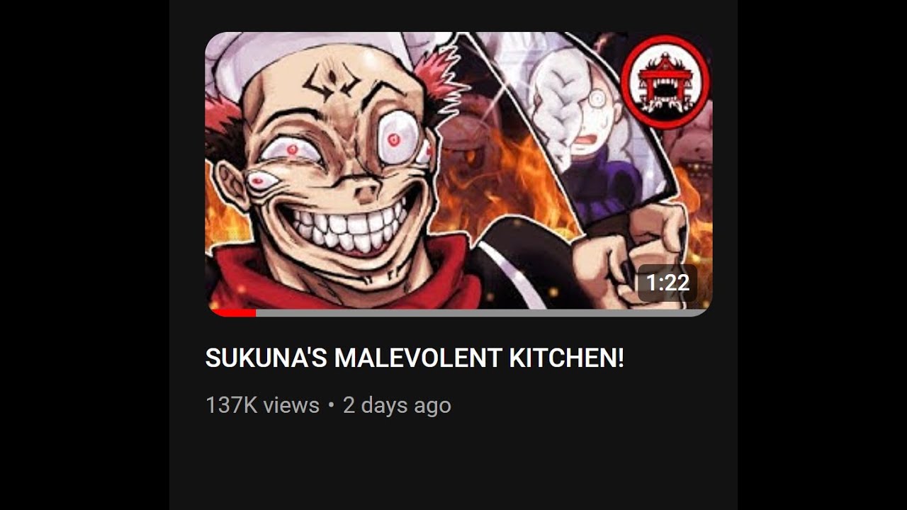 sukunas malevolent kitchen - moon animator - YouTube