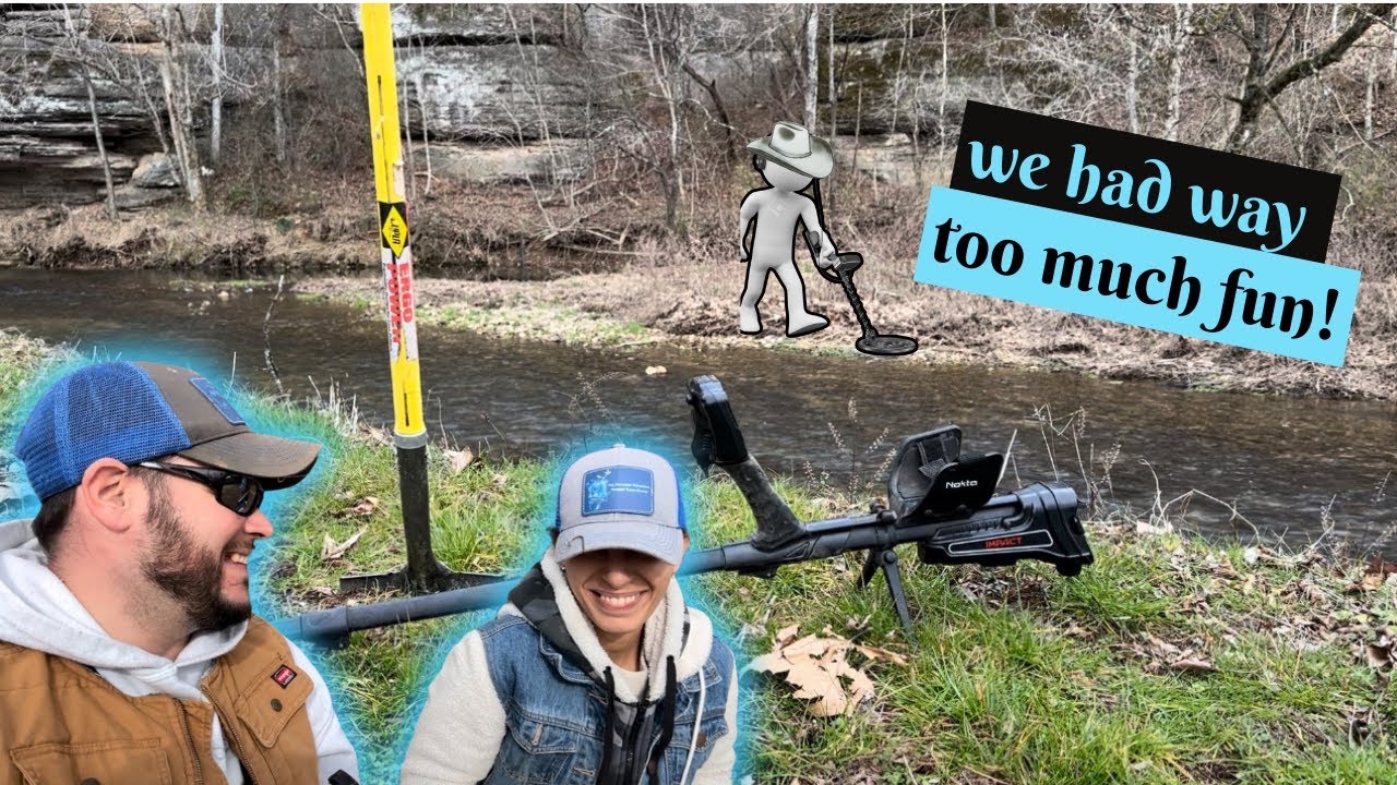 Metal detecting, We had too much fun! - YouTube