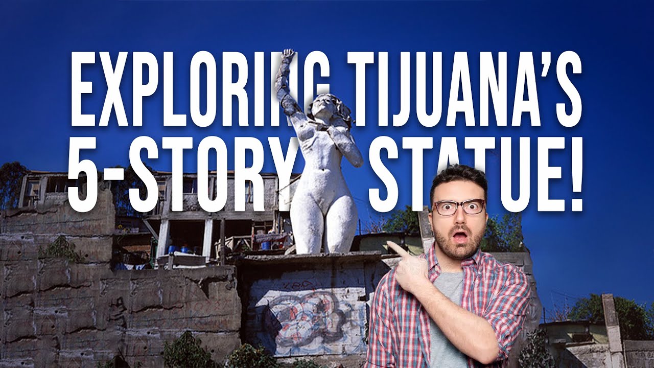 Climbing La Mona Tijuana’s Hidden Giant Statue! Epic Art Adventure ...