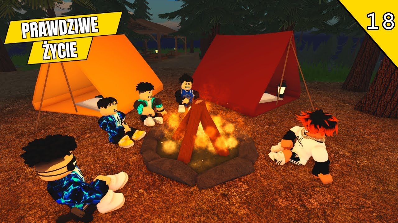 ROBLOX PRAWDZIWE ŻYCIE #18 CAMPING🔥 [S1] - YouTube