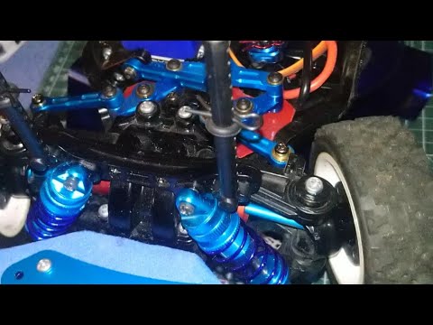 Better steering on Tamiya TT-02 chassis with Fastrax steering set - YouTube