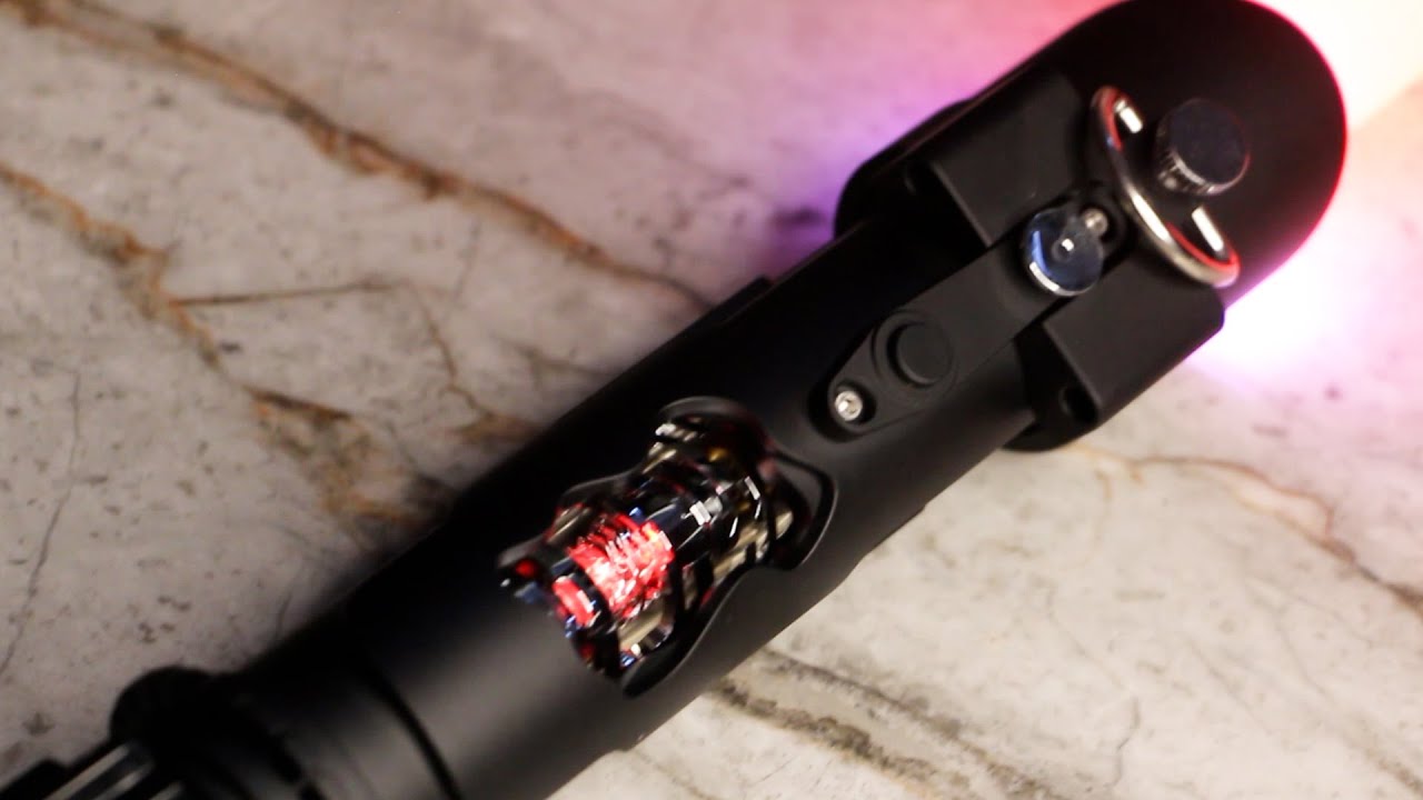 Lightsaber: Obsidian Crystal Vortex - Rotating CrystaL Saber - By ...