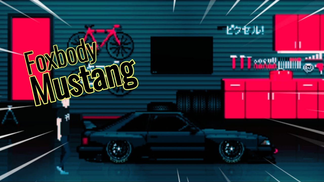 Ford Mustang Foxbody Build Pixel Car Racer! - YouTube
