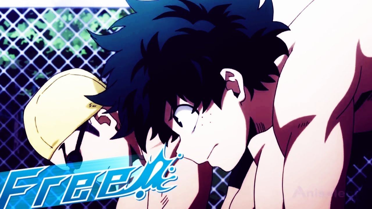 BNHA Swimming Race but its HOT!!!! - YouTube