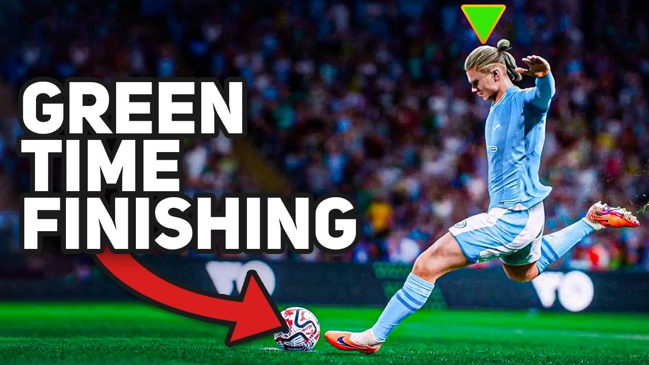 GREEN TIMED FINISHING TUTORIAL | HOW TO TIME FINISH IN FC 24 | FC 24 ...