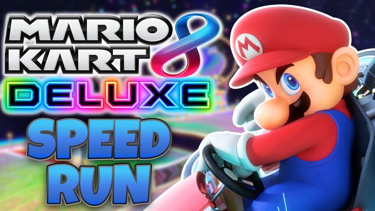 Blazing Through 48 Tracks | Mario Kart 8 Deluxe 150cc SPEEDRUN - YouTube