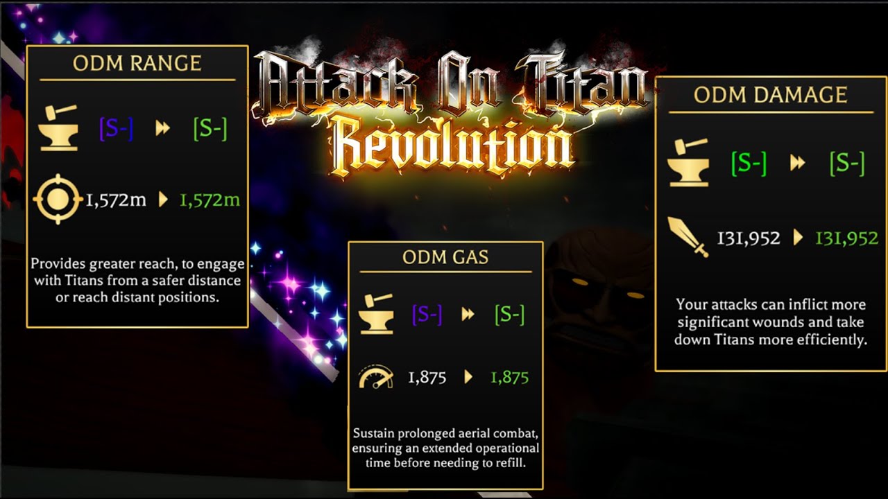 FASTEST WAY TO UPGRADE YOUR ODM GEAR IN AOT REVOLUTION - YouTube