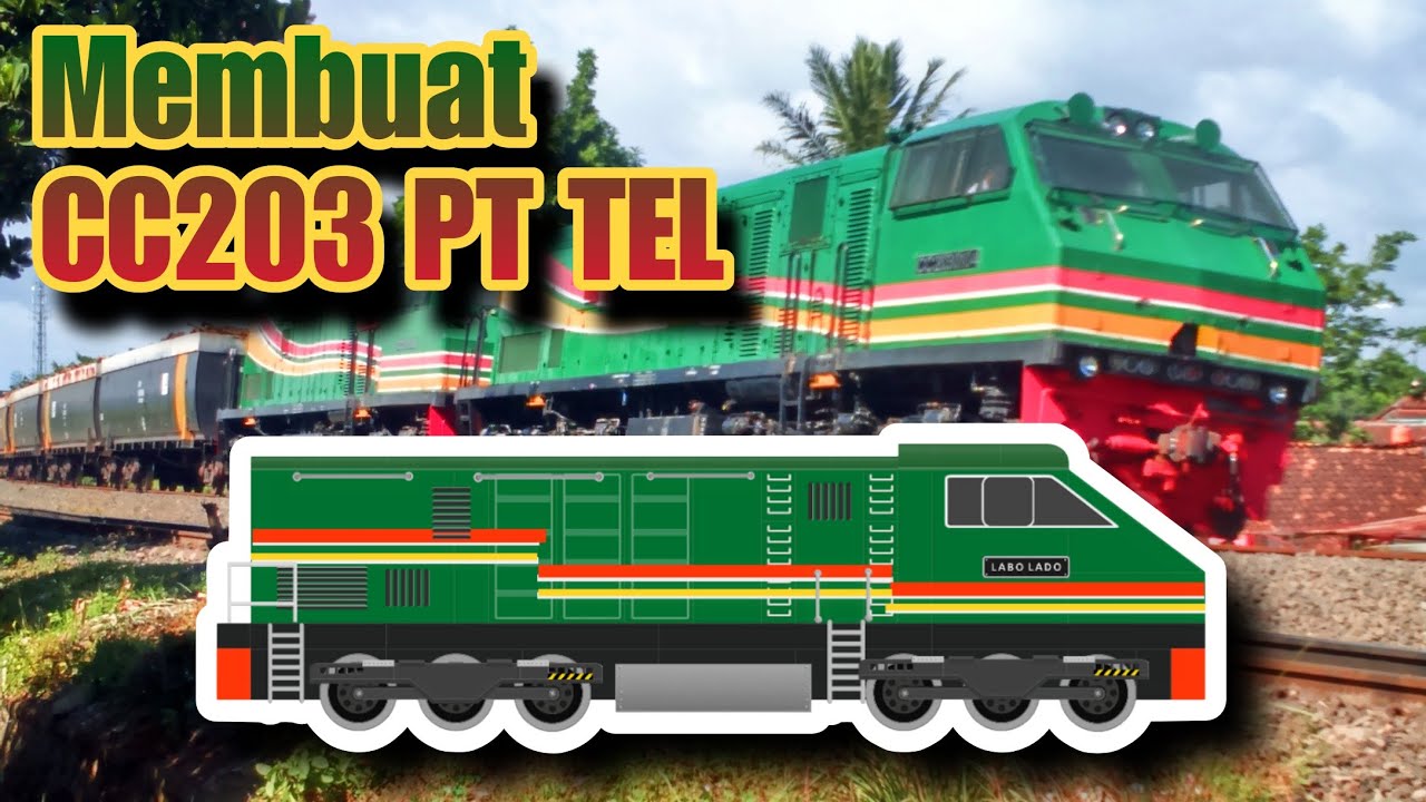 Mambuat CC203 Hijau PT TEL - Labo Brick Train - YouTube